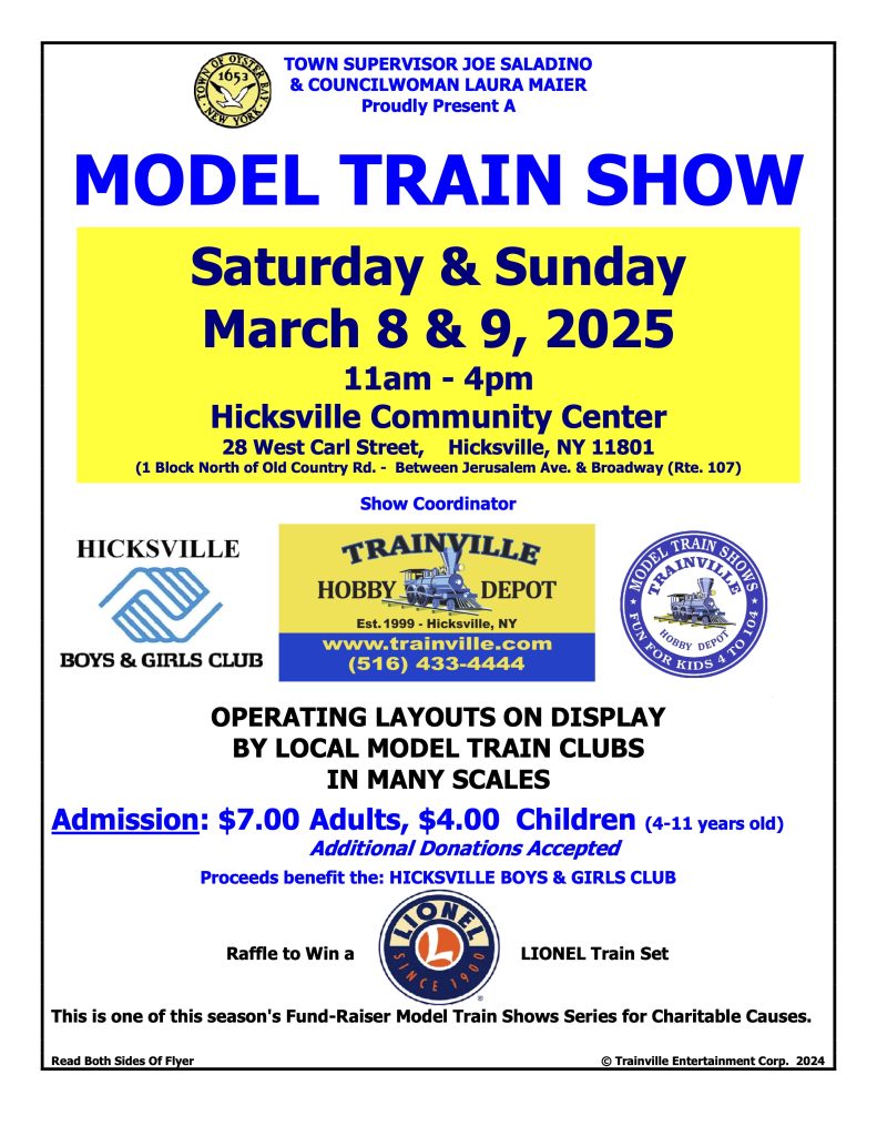 Model Train Show March 2025 – Oyster Bay Railroad Museum | New York